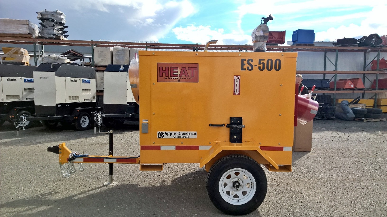 Self-Contained Mobile Industrial Heater (ES500-LRT) - ESI